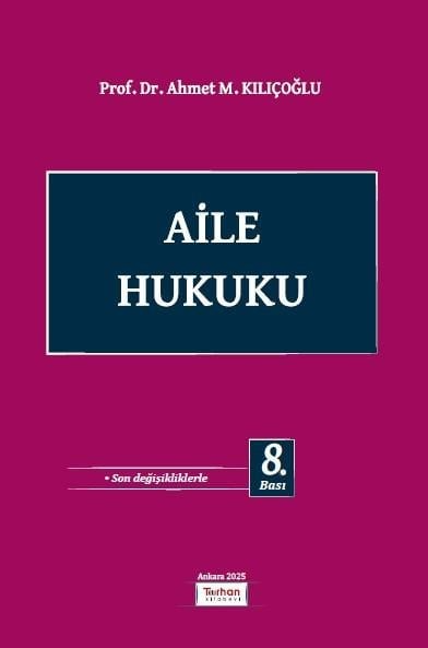 Hukuk Kitapları, - Turhan Kitabevi - Aile Hukuku